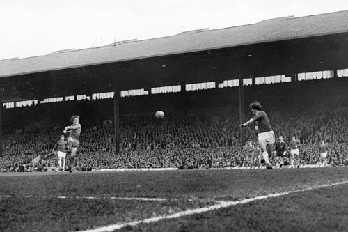 Brian Hall scores the winning goal for Liverpool in their 2-1 - 1971 ...