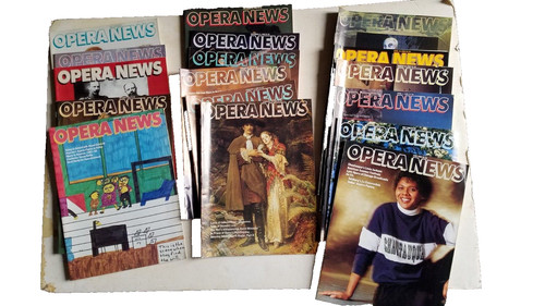Opera News Magazine 1988/89 season - complete. Vol. 53 no. 1-17 | eBay