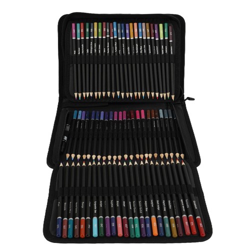 Colouring Pencils Art Set - 120 Coloured Pencils 12 Sketching Pencils ...