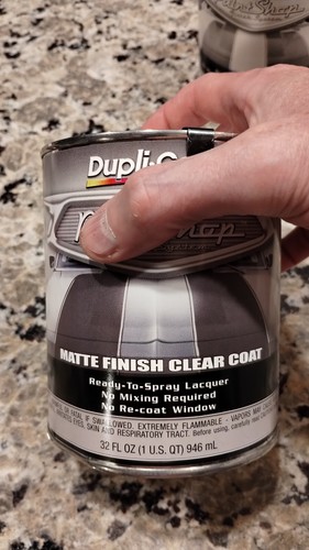 1 Quart Dupli-Color Auto Paint Shop Finish System Clear Coat Matte ...