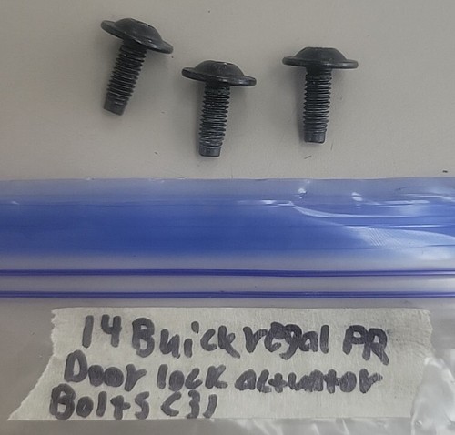 14 Buick Regal PR Door Lock Latch Actuator 13579552 Bolts | eBay