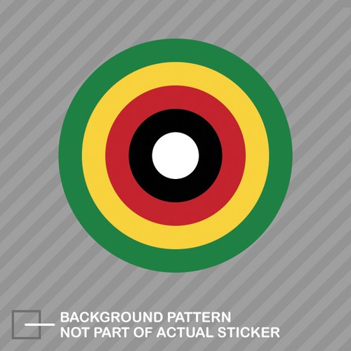 Air Force of Zimbabwe Roundel Sticker Decal Vinyl AFZ Zimbabwean ZWE ZW ...