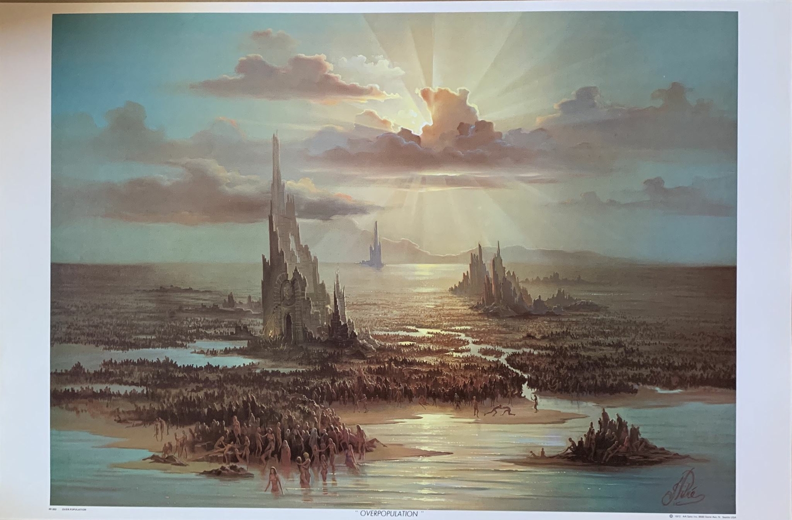 The Morrison Triptych by T.E. Breitenbach Art Poster 24 x 35 | eBay