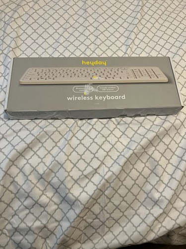 Heyday Bluetooth 5.1 Wireless Keyboard - Stone White OPEN BOX | eBay