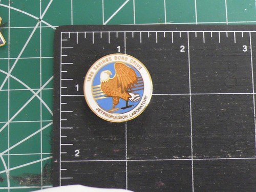 NASA JPL Savings Bond Pin WHY NOT | eBay
