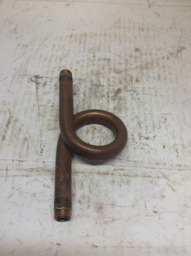 1/4" Red Brass Pigtail/ Steam Siphon- .25 Heavy Brass Steam gauge ...