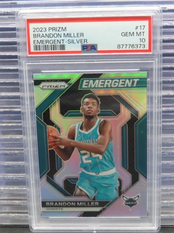 Brandon Miller 2023 Prizm #17 Emergent - Silver Price Guide - Sports ...