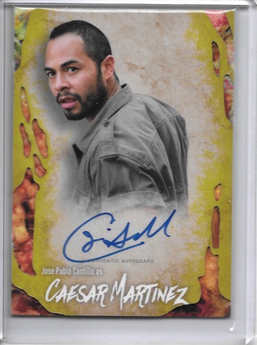 2016 Topps WALKING DEAD SURVIVAL BOX JOSE CANTILLO AS CAESAR MARTINEZ ...