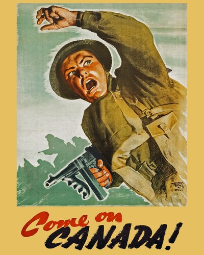 CANADA World War II Military Poster- 8x10 Color Photo | eBay