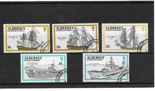 ALDERNEY 1990 HMS Alderney set - SG A42/46 - used | eBay