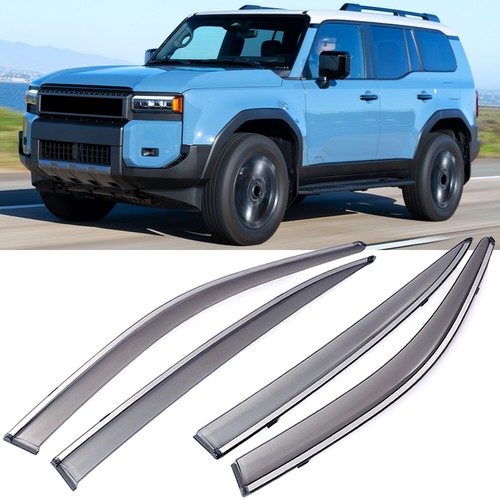 Window Visor Shade Wind Deflector Rain Guards for Toyota Land Cruiser ...