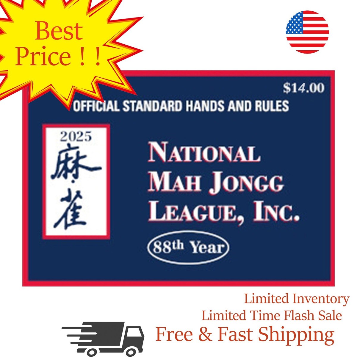 Scoring Guide For Mah-Jong Mah-Jong 2025 Cards Official Revision ...