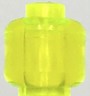 NEW Lego TRANS NEON GREEN MINIFIG HEAD - Plain Clear/Translucent Alien ...