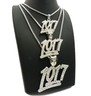 Hip Hop Iced 3pcs of 1017 Pendant & 20",24",30" Box Chain 3 Fashion ...