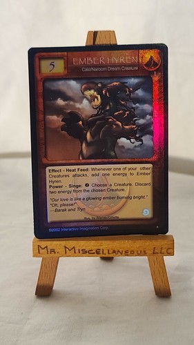 Magi Nation Duel - EMBER HYREN - Cald Creature - Voice of the Storm ...