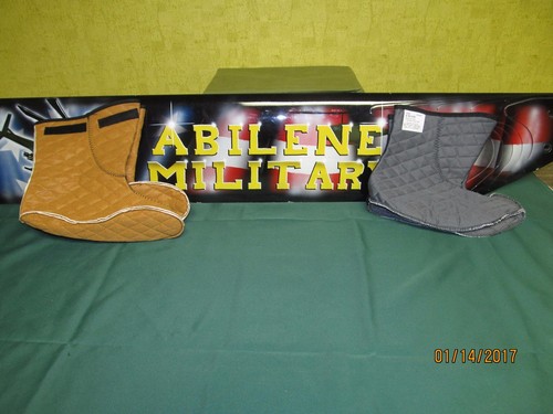 ICW Cold Weather Combat Boot Insert Liner Bootie Pair Military Sizes 4 ...