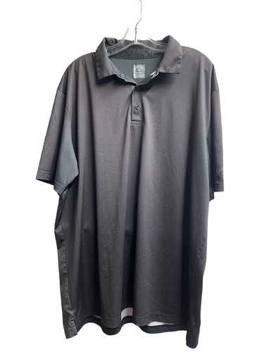 Men's Callaway Opti-Dri Performance Golf Polo Shirt XXL Black Chevron ...