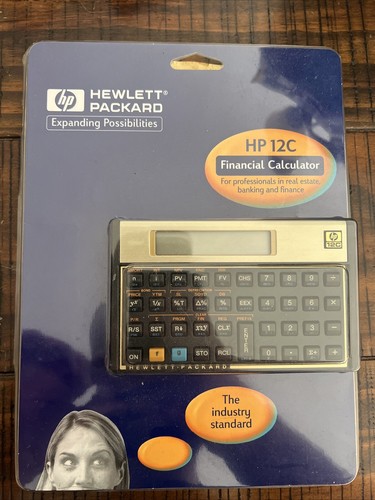 Hewlett Packard HP 12C Financial Calculator 1999 New Sealed Banking ...