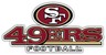 San Francisco 49ers Logo NFL Sport Car Bumper Sticker Decal "SIZES" | eBay