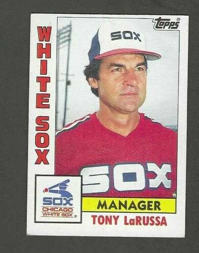 1984 TOPPS MANAGER TONY LARUSSA #591 CHICAGO WHITE SOX | eBay