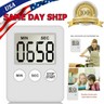 Large LCD Display Digital Kitchen Timer Count Down Up Clock Loud Alarm ...
