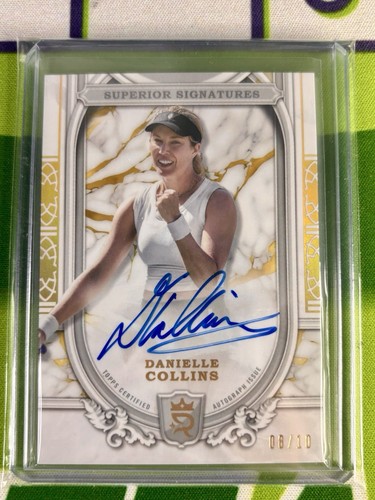 Topps Royalty Tennis Danielle Collins Superior Signatures Gold /10 | eBay