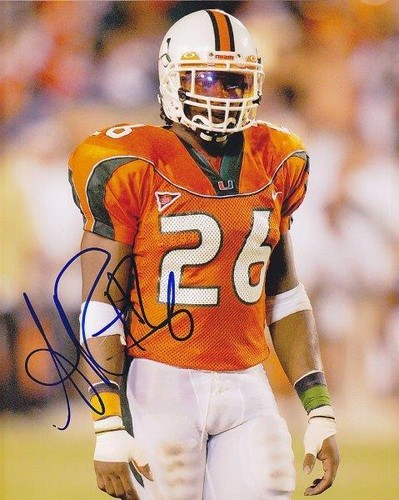REPRINT - SEAN TAYLOR Miami Hurricanes Signed Autographed 8 x 10 Photo ...