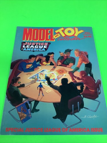Very Rare MODEL AND TOY COLLECTOR Magazine # 24 Justice League America ...