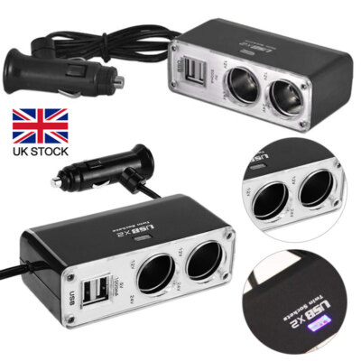 Double Cigarette Lighter Socket for sale | eBay