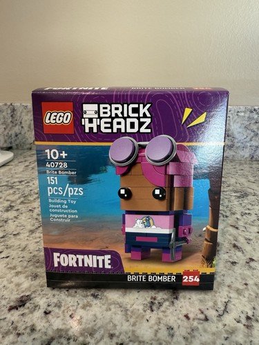 New! LEGO 40728 BRICKHEADZ Fortnite Brite Bomber Exclusive GWP Sealed ...