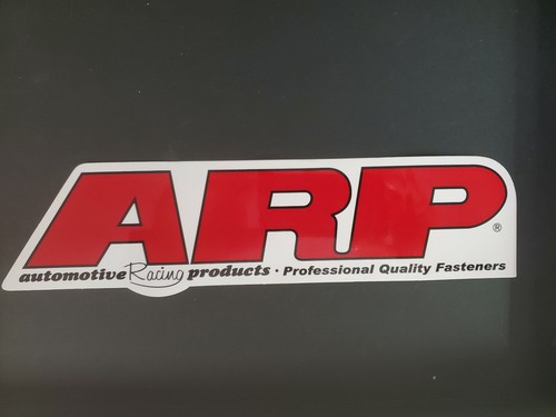 ORIGINAL RACING DECAL "ARP Automotive Racing Products" 11" X 3" LARGE ...