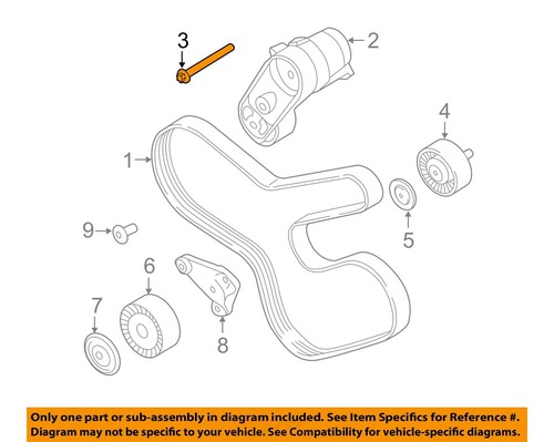 BMW OEM 10-21 328i GT xDrive Belts Pulleys-Belt Tensioner Bolt ...