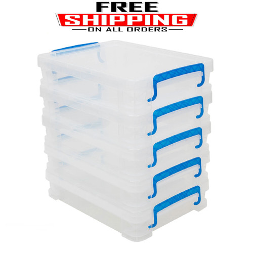 Super Stacker, Document Boxes, Clear, 5 Pack | eBay