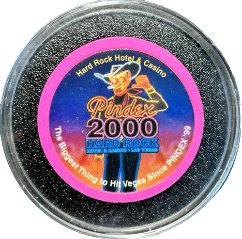 Casino Chip, Hard Rock " PINDEX " $2000 "PROTOTYPE" Casino Legends Hall ...
