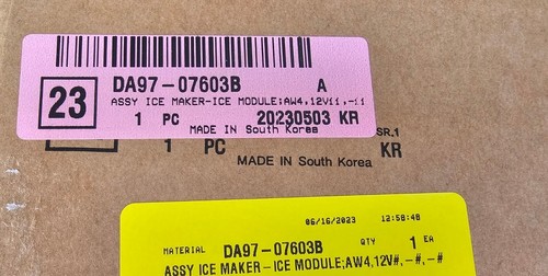 Samsung Refrigerator Ice Maker Assembly DA97-07603B 782247709785| eBay