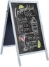 Large Outdoor Double Side Sidewalk Wooden A Frame Chalkboard Magnetic ...