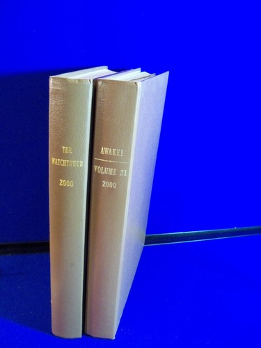 Complete Year 2000 Bound volume AWAKE&WATCHTOWER Magazine Book Jehovah ...