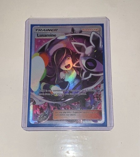 Pokémon TCG Lusamine Ultra Prism 153/156 Holo Full Art Ultra Rare | eBay