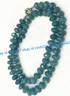 5x8mm Brazilian Aquamarine Faceted Gem Abacus Beads Necklace 18" | eBay