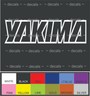 Yakima Decal Sticker 12" 15" 17" 19" 23 Roof Rack Load Bar Bike Fairing ...