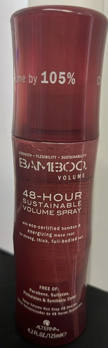 Alterna Bamboo Volume 48-Hour Sustainable Volume Spray 3.8 oz Rare! | eBay