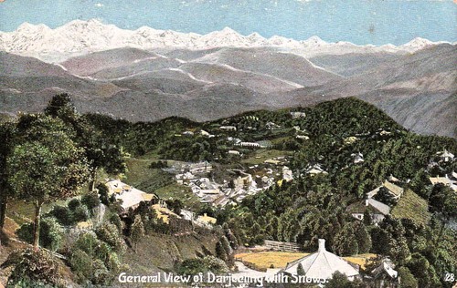 Darjeeling India Himalaya British Raj elite Summer Resort Vtg Postcard ...
