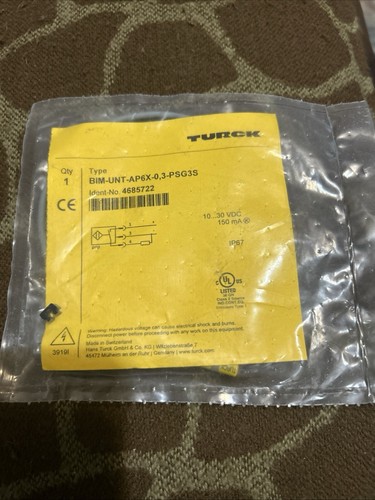 TURCK Sensor BIM-UNT-AP6X-0.3-PSG3S (4685722) | eBay