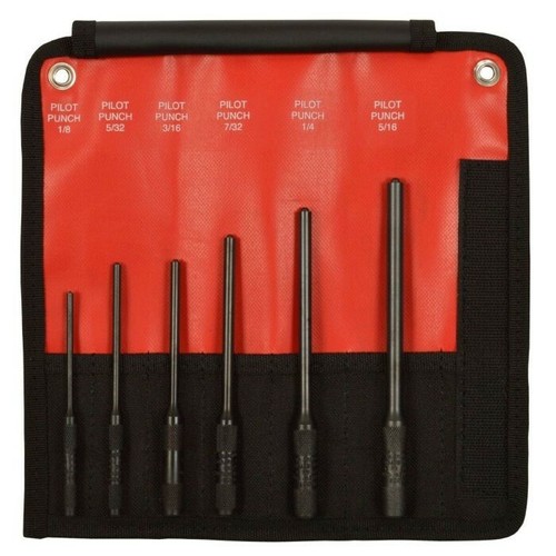 Mayhew Pro 6 Piece Roll Pin Pilot Punch Set Made in the USA | eBay