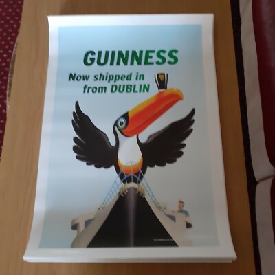 Guinness Poster in Guinness Advertising Collectables for sale | eBay UK