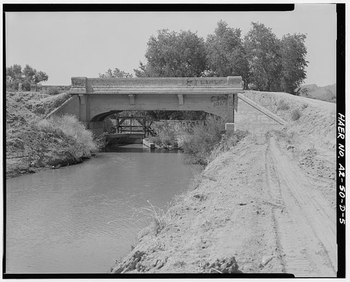 San Carlos Irrigation Project,Sacaton Dam & Bridge,Coolidge,Pinal Co ...