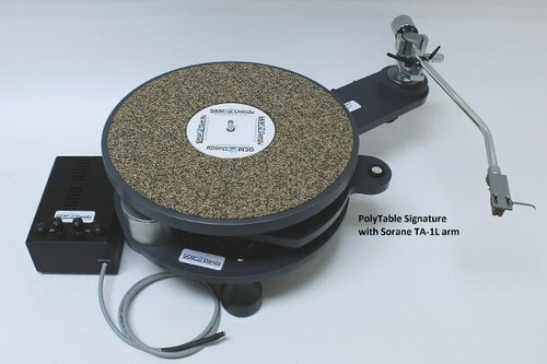 PolyTable Signature Turntable by George Merrill Shown with optional ...