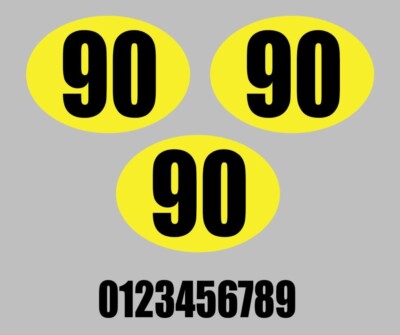 number decals products for sale | eBay
