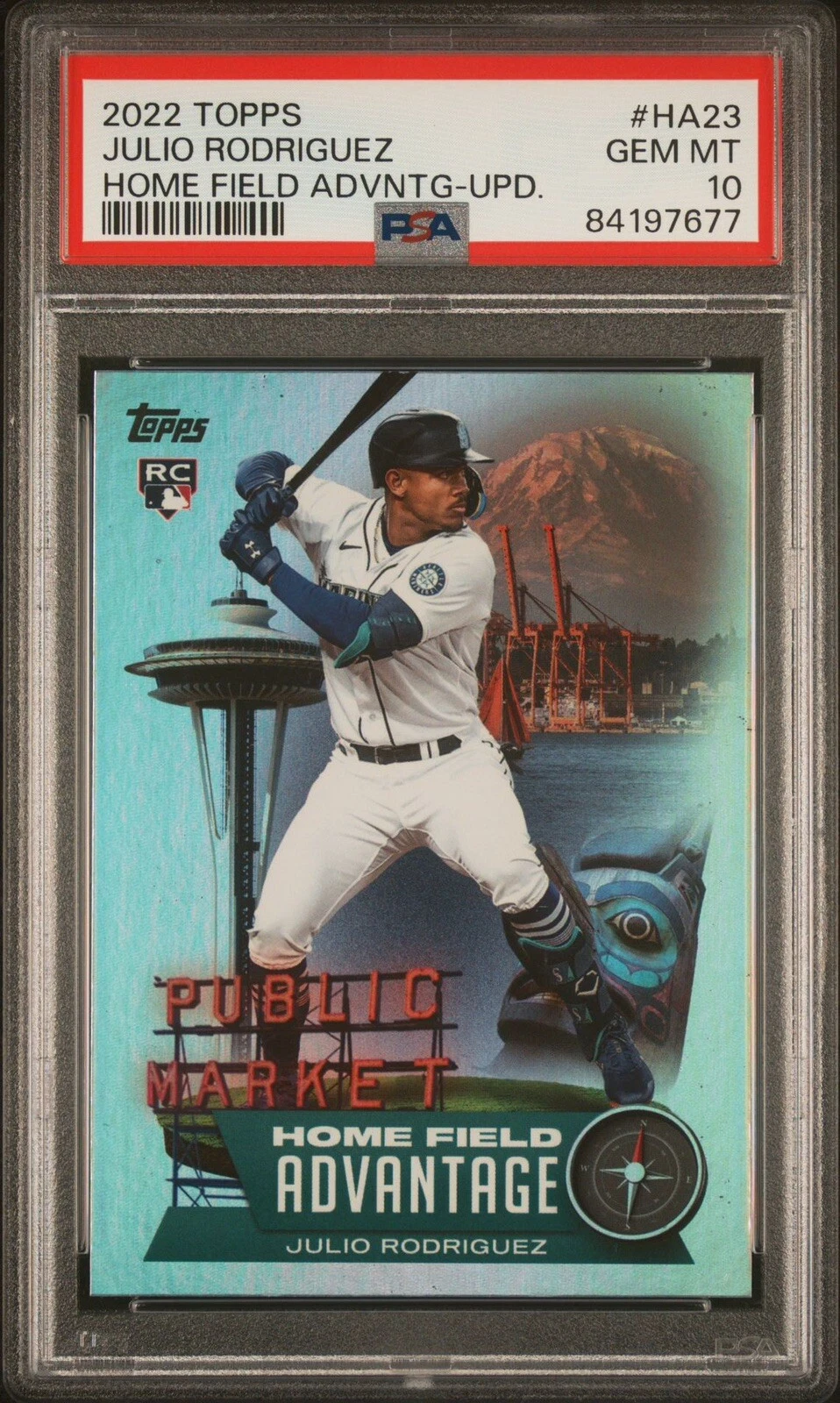 Julio Rodriguez 2022 Topps Update #HA-23 Home Field Advantage /(SSP ...