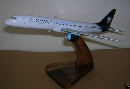 B-757 Barack Obama Boeing B-757 Airplane Wood Model Small Free Shipping ...